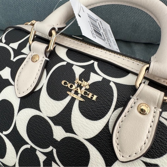 Coach | Bags | Nwt Coach Mini Rowan Crossbody In Signature Canvas Co96 | Poshmark